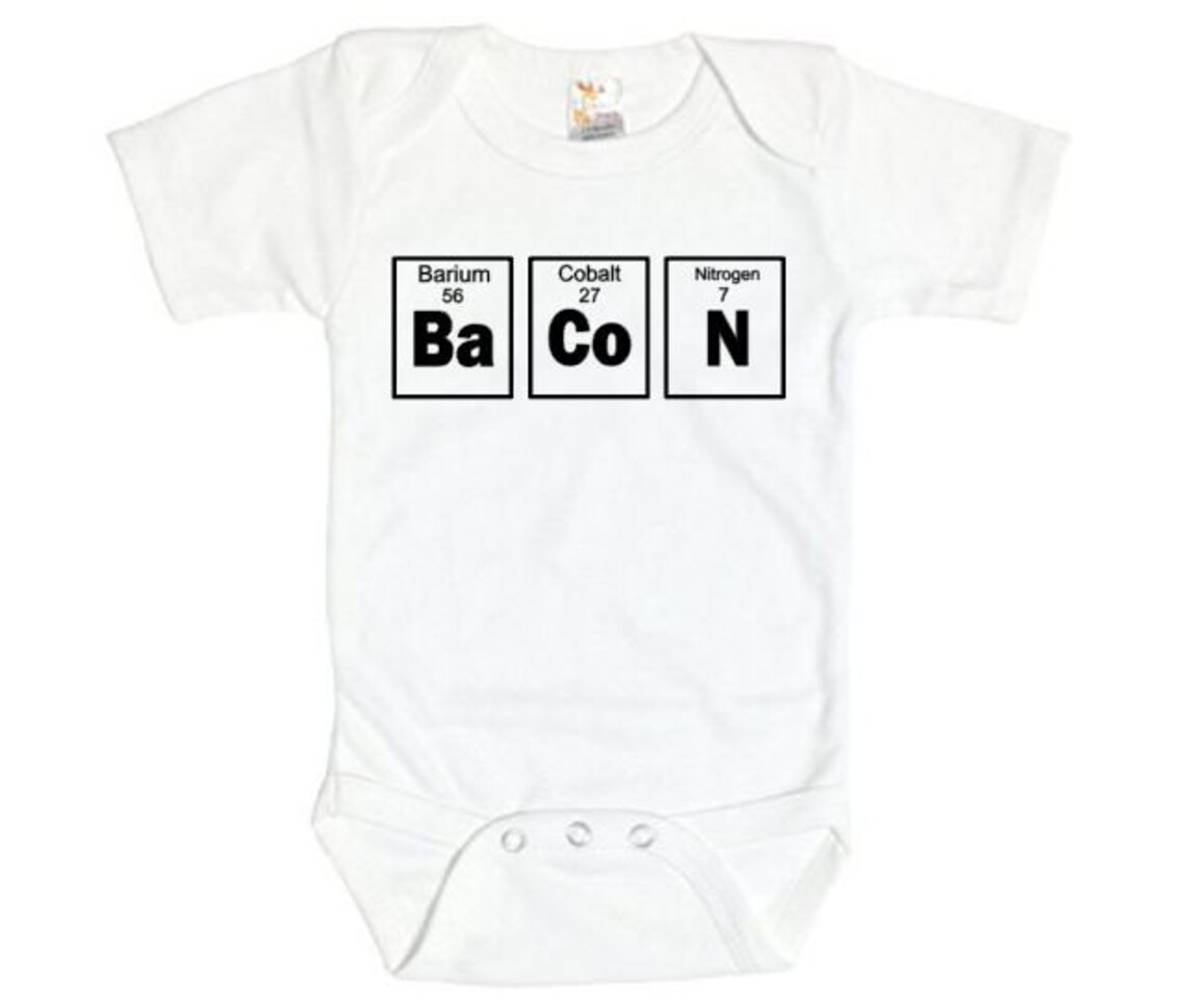 Baby Bacon Onesie Bacon Bacon Bodysuit Bacon Baby Newborn | Etsy