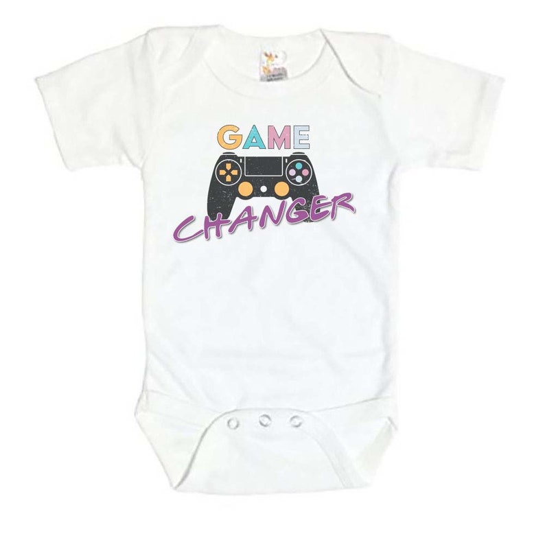 Gamer Onesie Game Changer Gaming Baby Announcement Video - Etsy