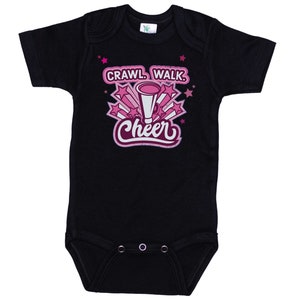 Cheerleading Baby Onesie® / Crawl Walk Cheer / Cheerleader Bodysuit ...