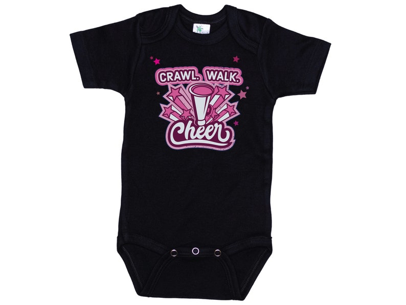 Cheerleading Baby Onesie® / Crawl Walk Cheer / Cheerleader Bodysuit ...