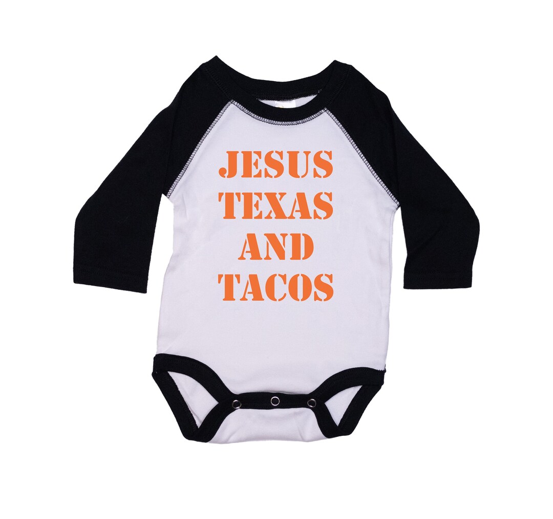 Texas Onesie Jesus Texas and Tacos Texas Bodysuit Texas - Etsy