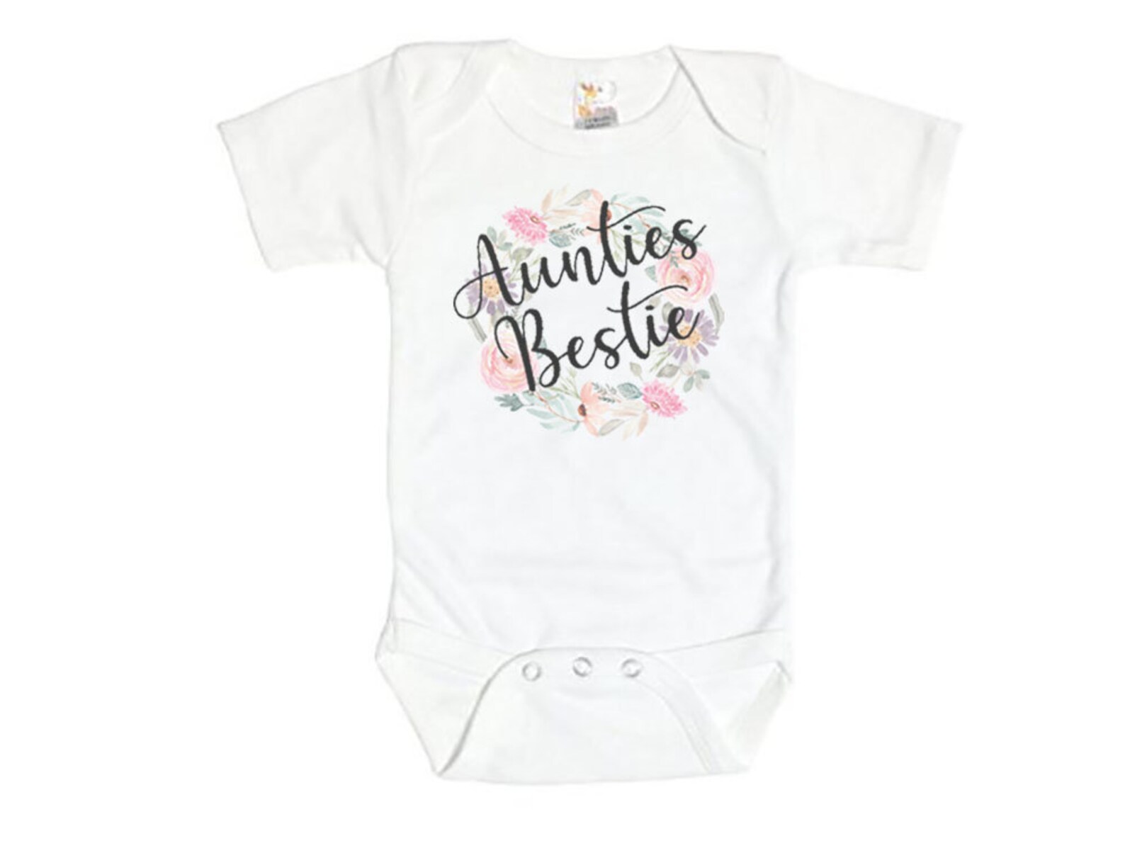 Aunties Bestie Aunt Onesie Baby Aunt Outfit Aunt Baby | Etsy