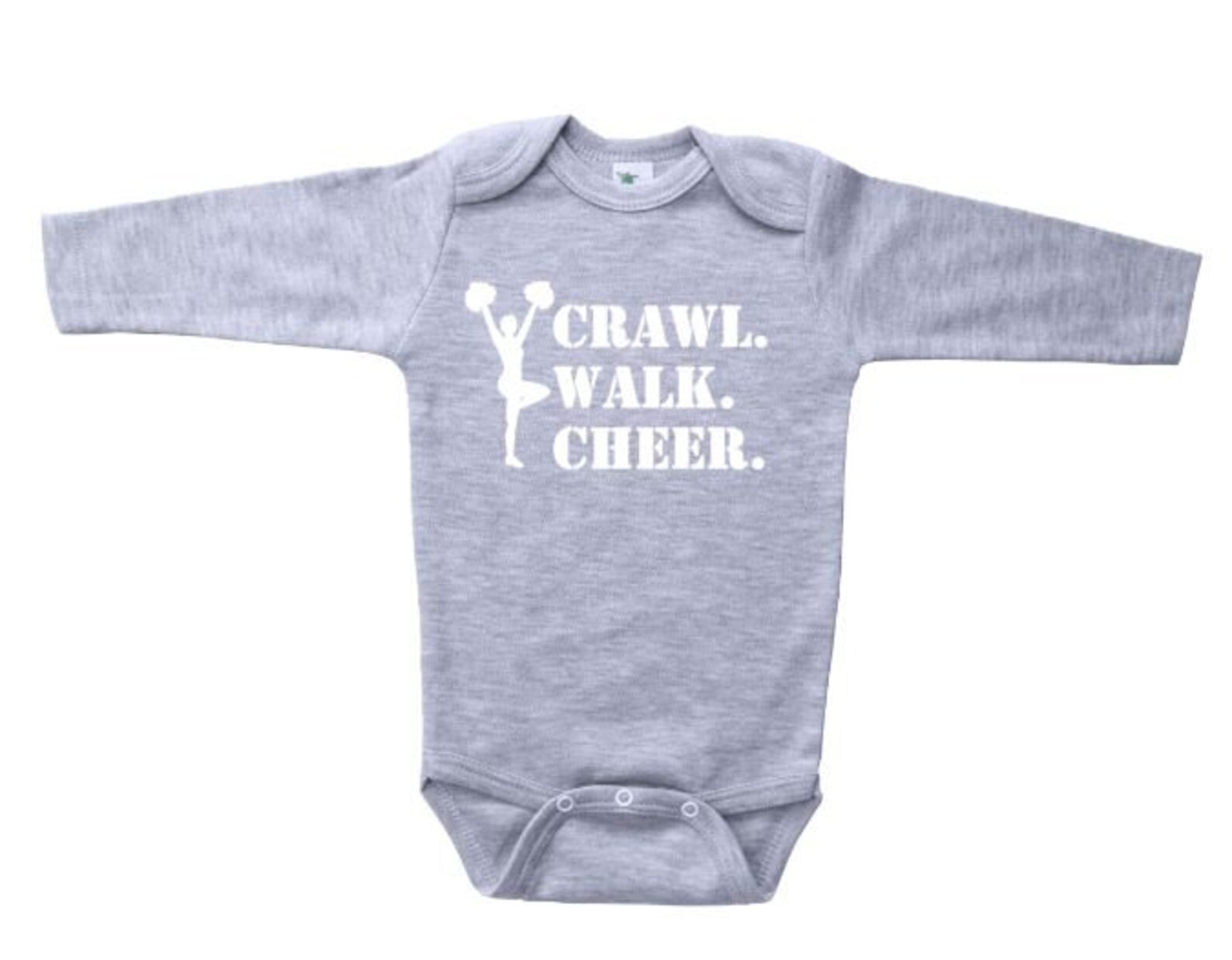 Cheerleading Baby Onesie / Crawl Walk Cheer / Cheerleader - Etsy