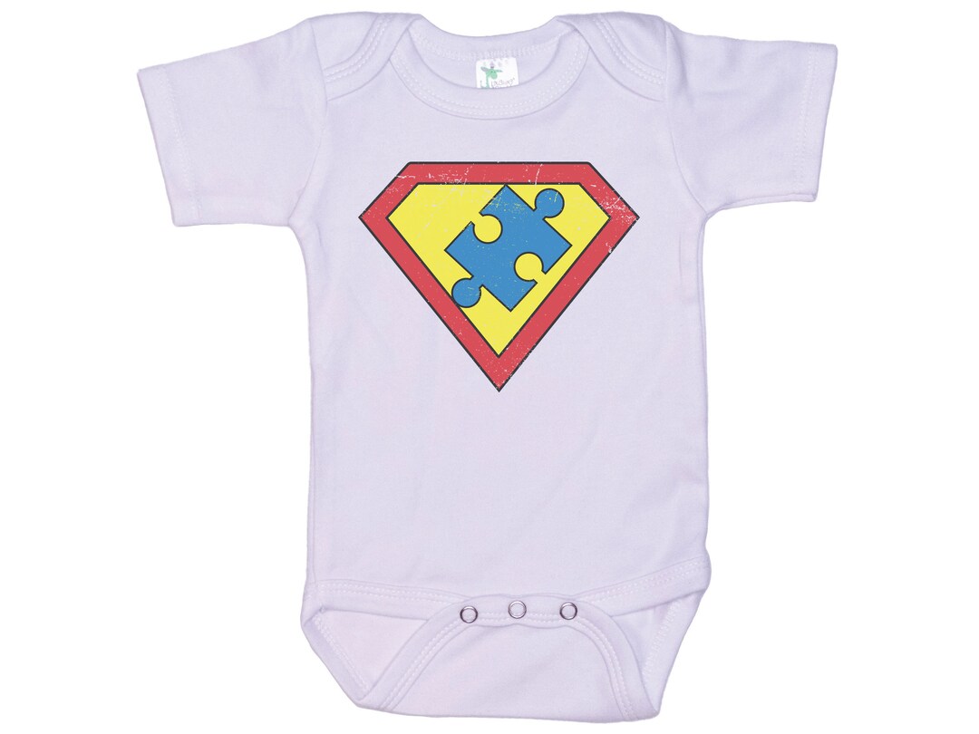 Autism Baby Onesie®, Super Autism, Autistic Baby Outfit, Super Soft ...