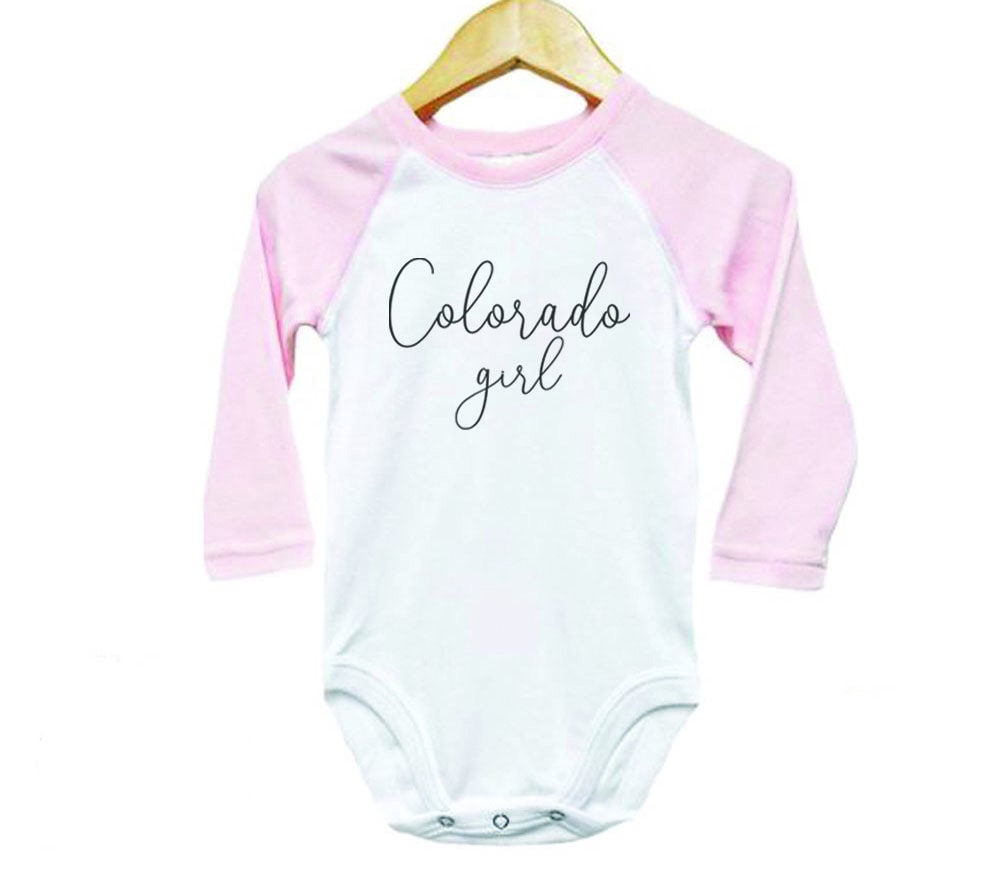 Colorado Girl Onesie Baby Colorado Onesie CO Baby - Etsy