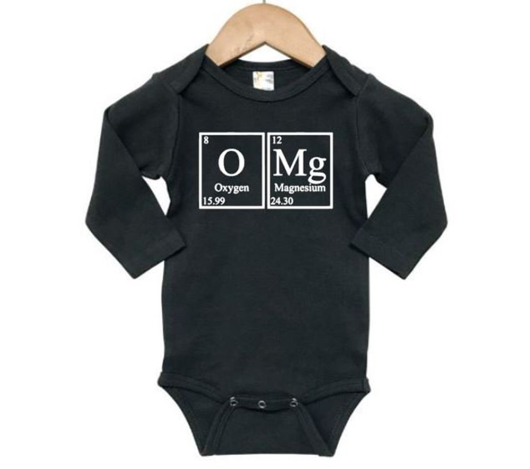 OMG Onesie Periodic Table Science Teacher Onesie Baby - Etsy