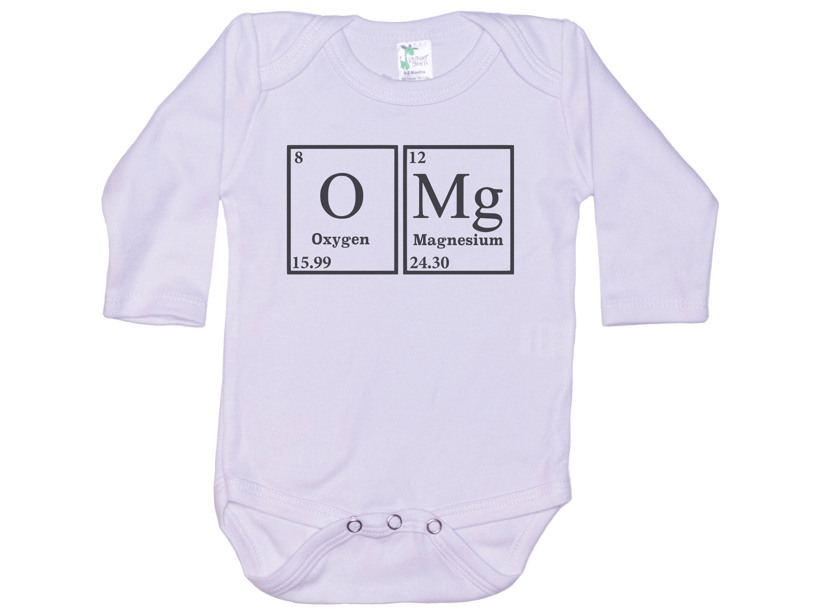 OMG Onesie®, Periodic Table, Science Teacher Onesie®, Baby Shower Gift ...