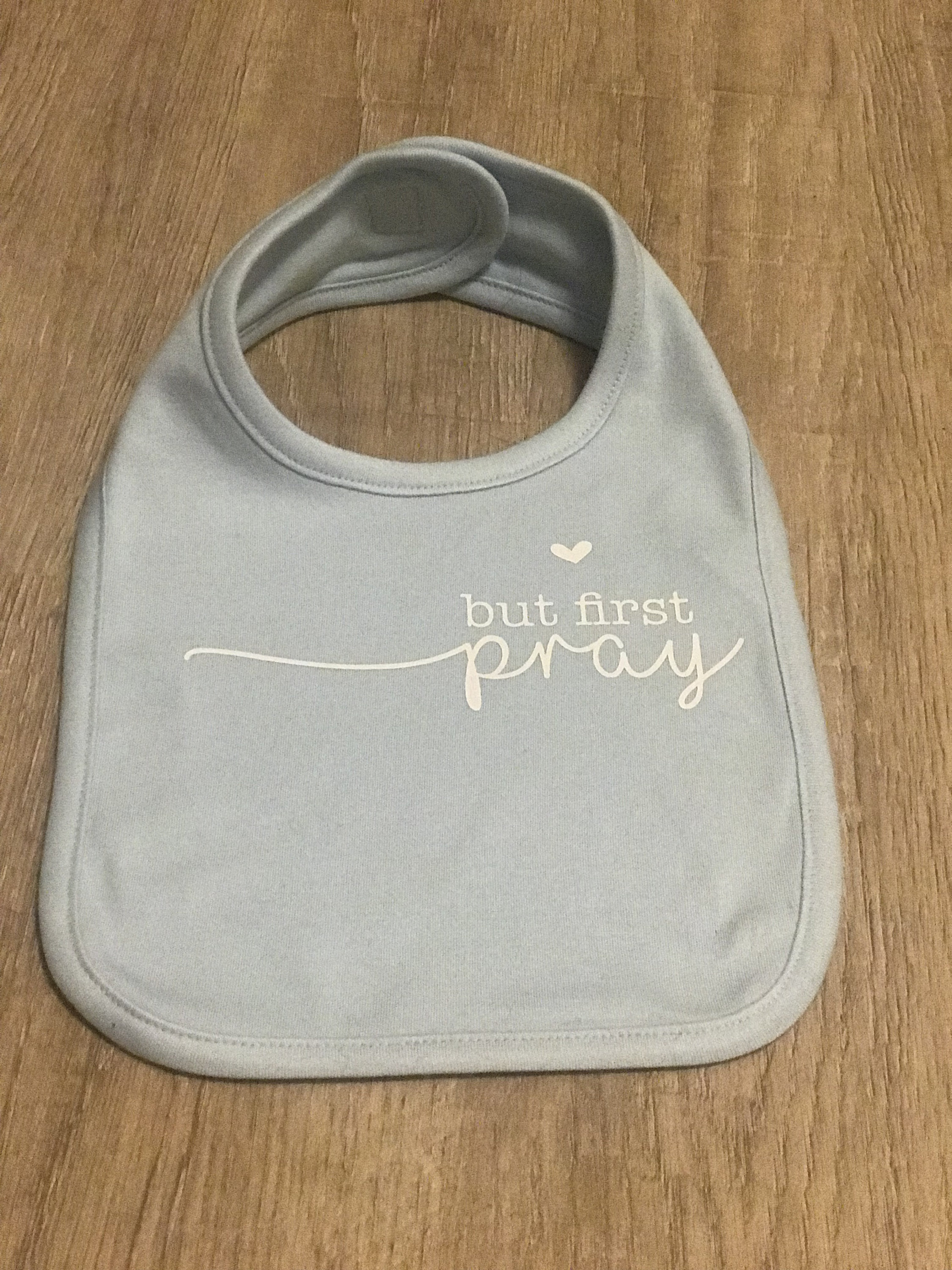 But First Pray / Funny Baby Bib / Baby Burping / Baby Announcememnt ...