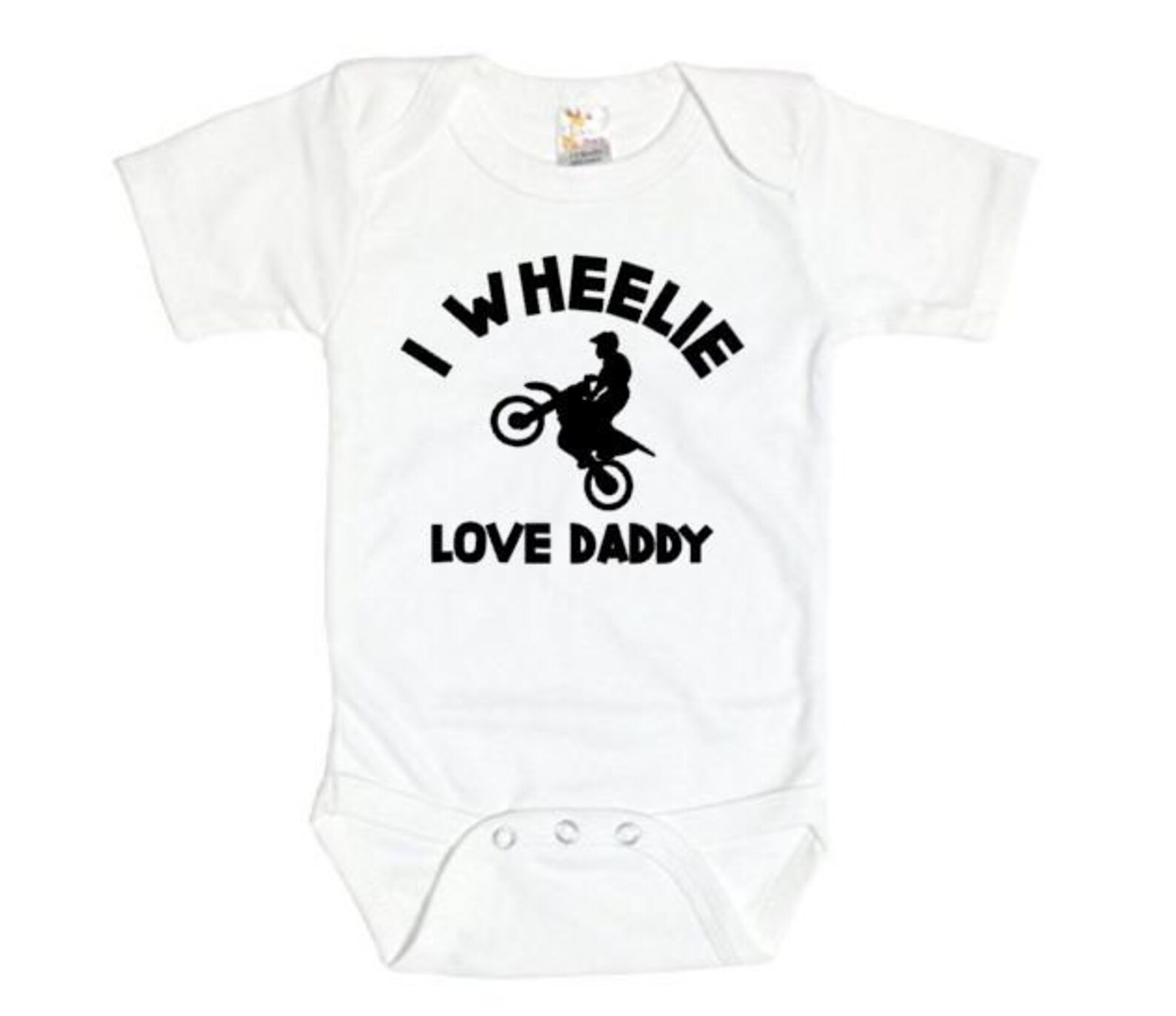 Motocross Onesie I Wheelie Love Daddy Dirt Bike Onesie Dirt | Etsy