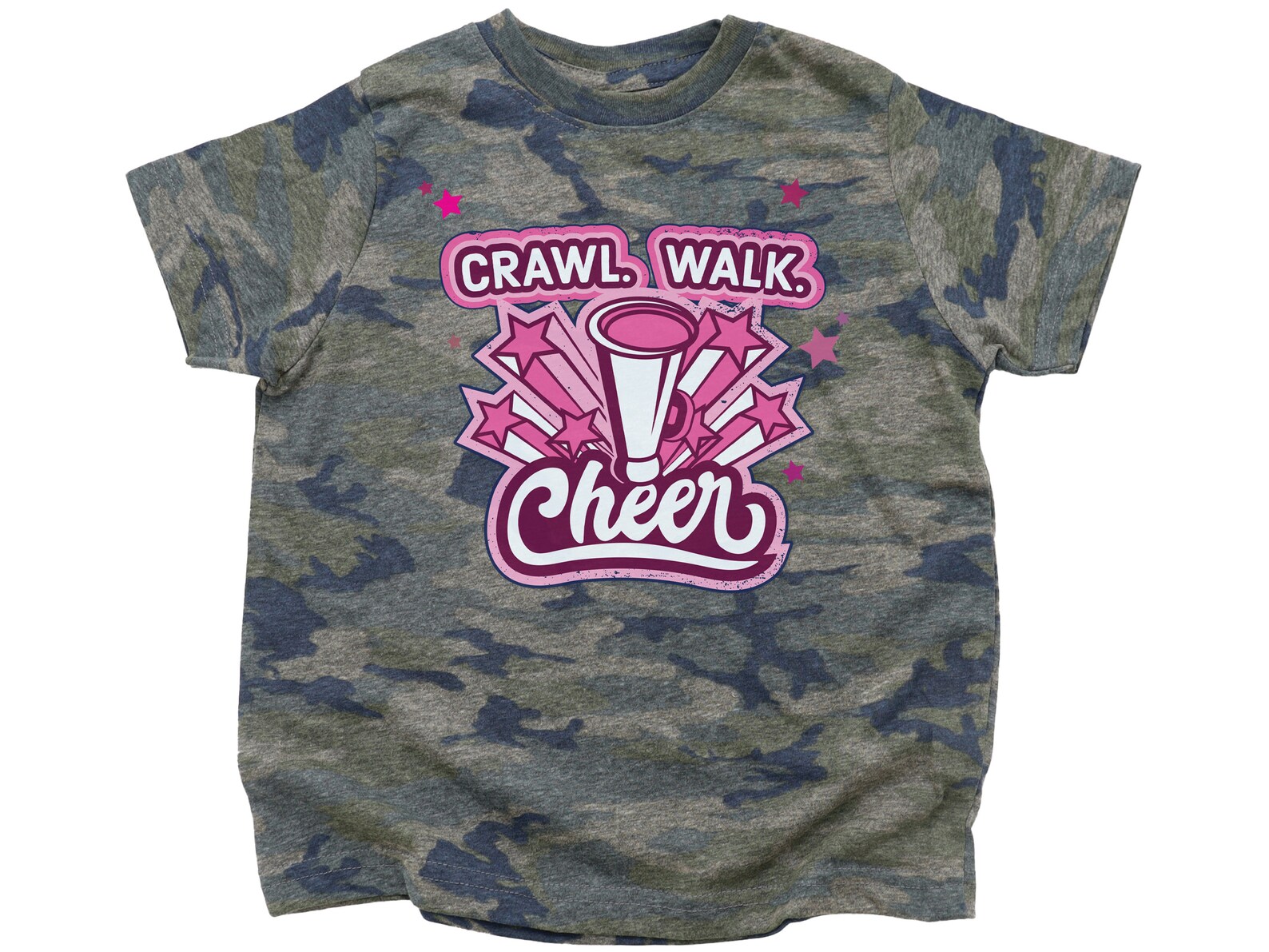 Girls Cheer Shirt, Crawl Walk Cheer, Cheerleading Shirt, Toddler Cheer ...