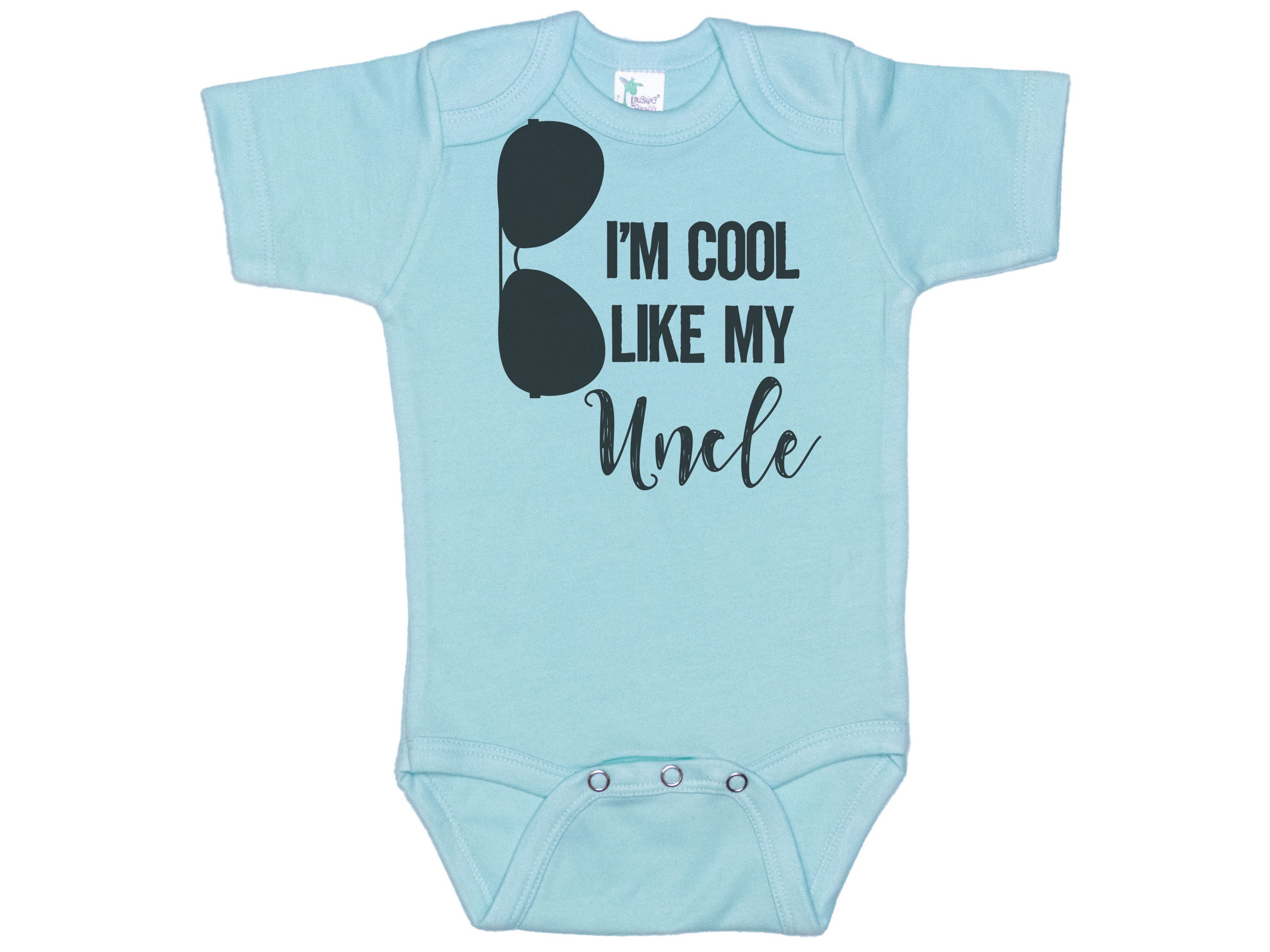 Gift From Uncle, I'm Cool Like My Uncle, Nephew, Gift for Nephew, Baby ...