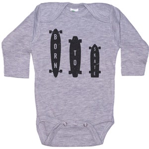 Born to Skate, Skateboarding Onesie®, Skateboard Bodysuit, Baby ...