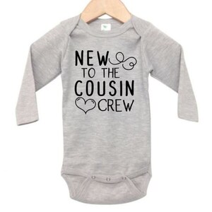 New to the Cousin Crew Onesie Cousin Onesie Cousin Bodysuit - Etsy
