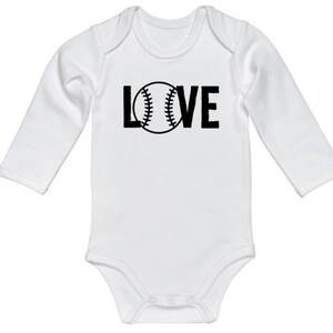 Baby Baseball Onesie Love Baseball Baseball Baby Baseball | Etsy