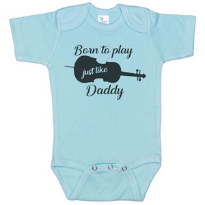 Cello Onesie®, Born to Play Cello Just Like Daddy, Cello Bodysuit ...
