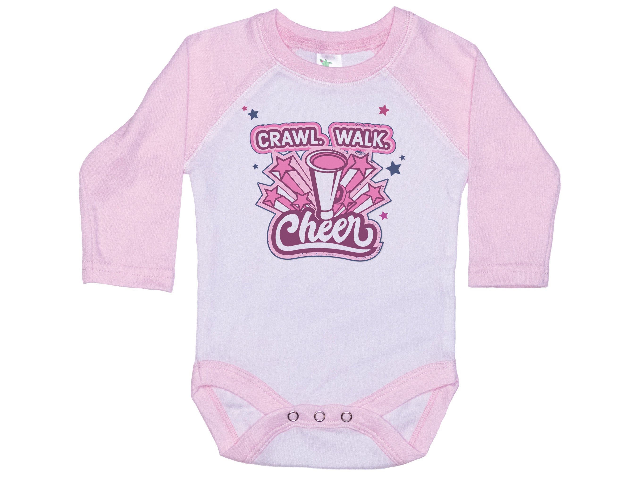 Cheerleading Baby Onesie® / Crawl Walk Cheer / Cheerleader Bodysuit ...