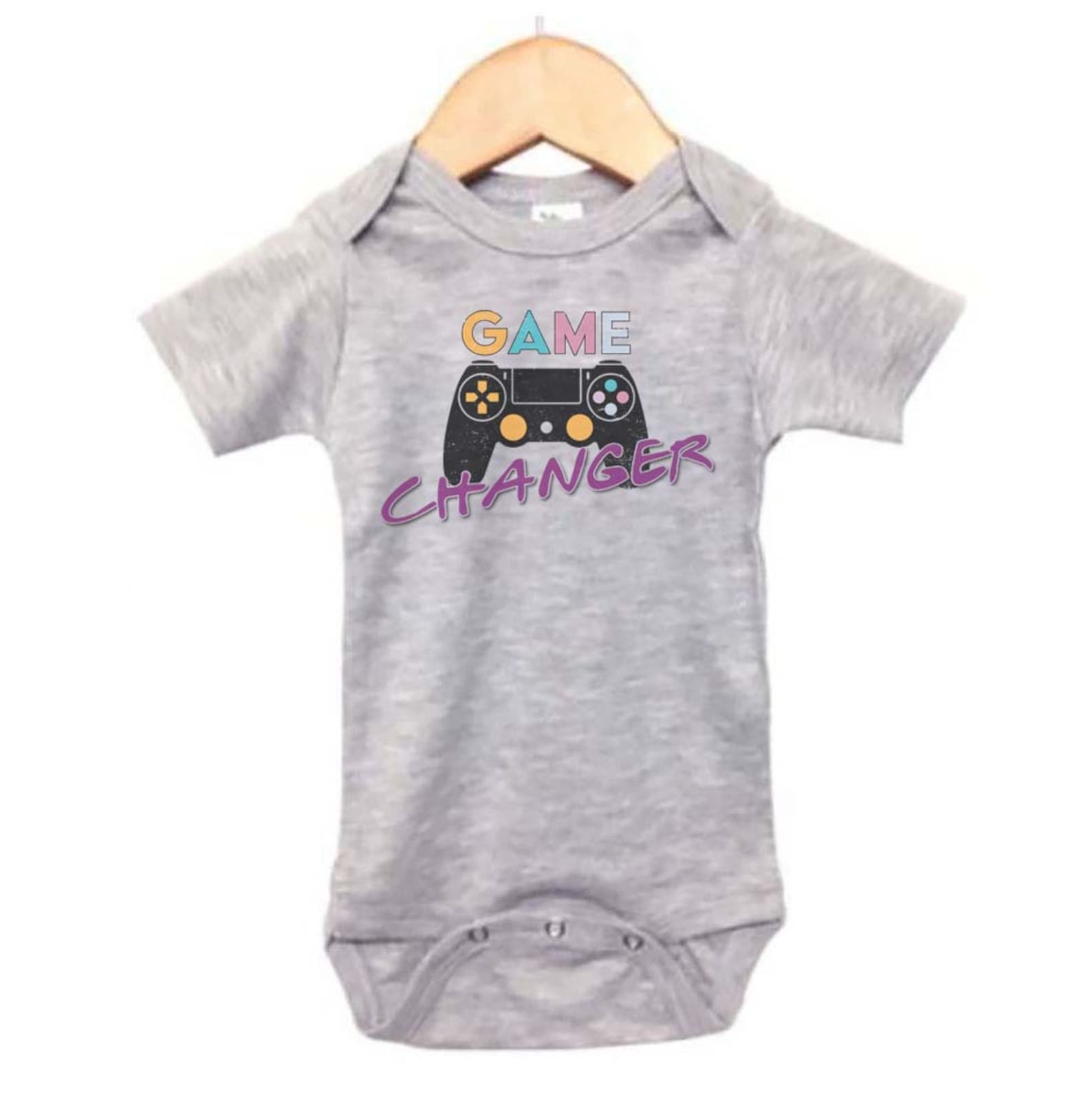 Gamer Onesie Game Changer Gaming Baby Announcement Video - Etsy