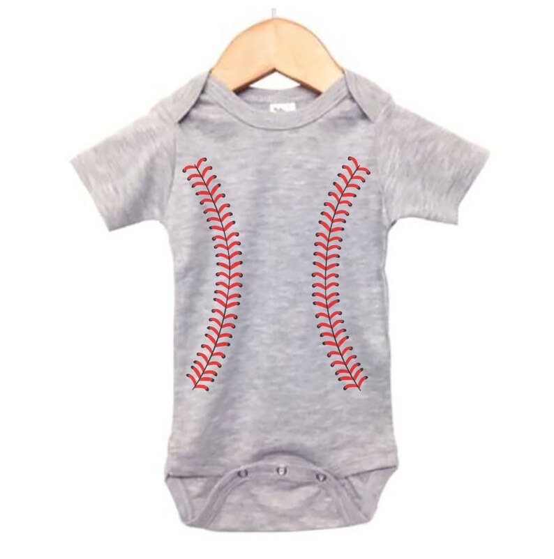 Baseball Onesie Baby Baseball Outfit Baseball Stitches - Etsy