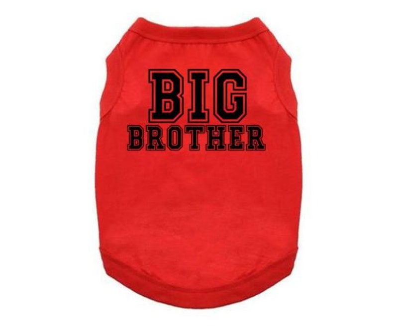 Big Brother Dog Shirt Big Brother Puppy T Big Brother - Etsy