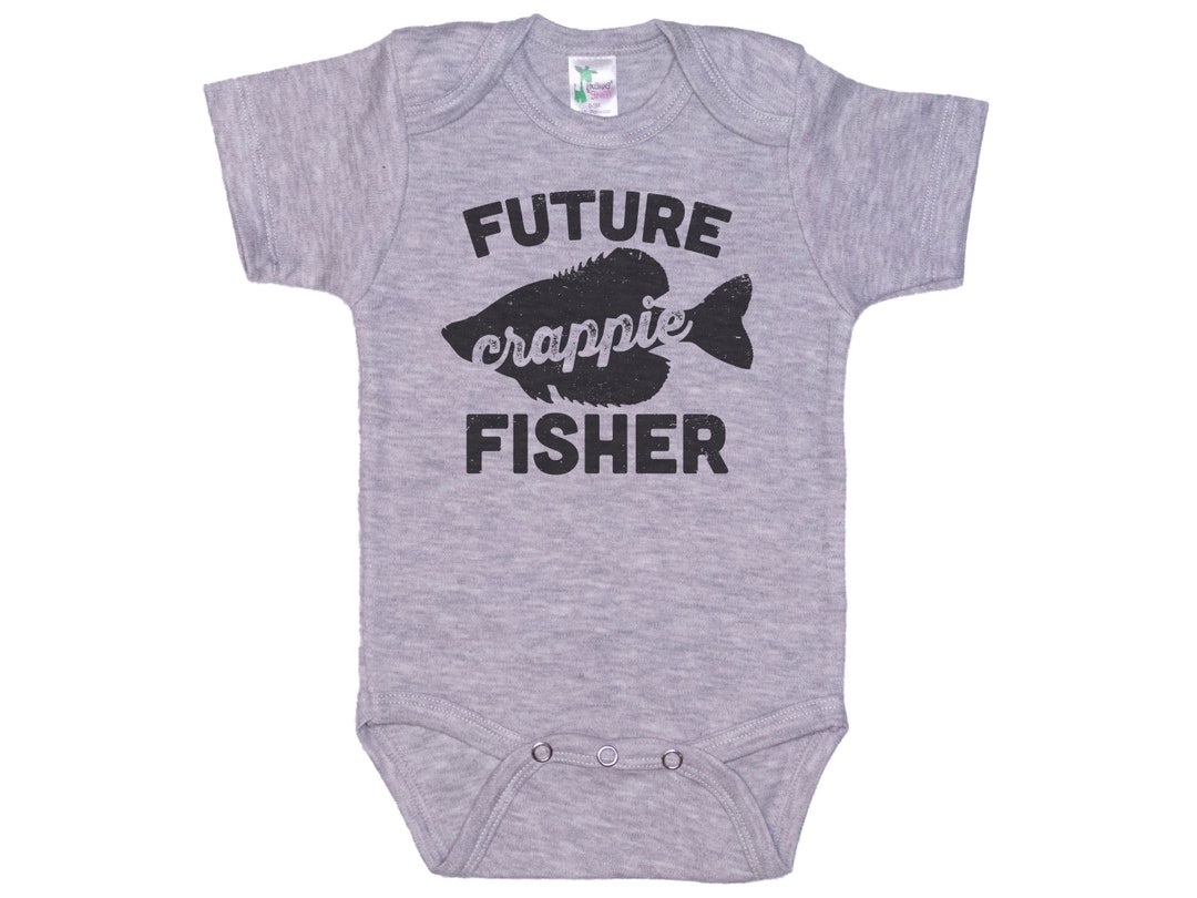 Baby Crappie Outfit, Future Crappie Fisher, Crappie Onesie®, Crappie ...