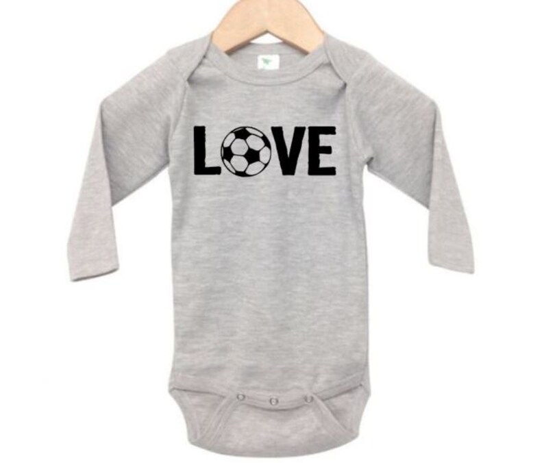 Baby Soccer Onesie Love Soccer Soccer Baby Futbol Onesie | Etsy