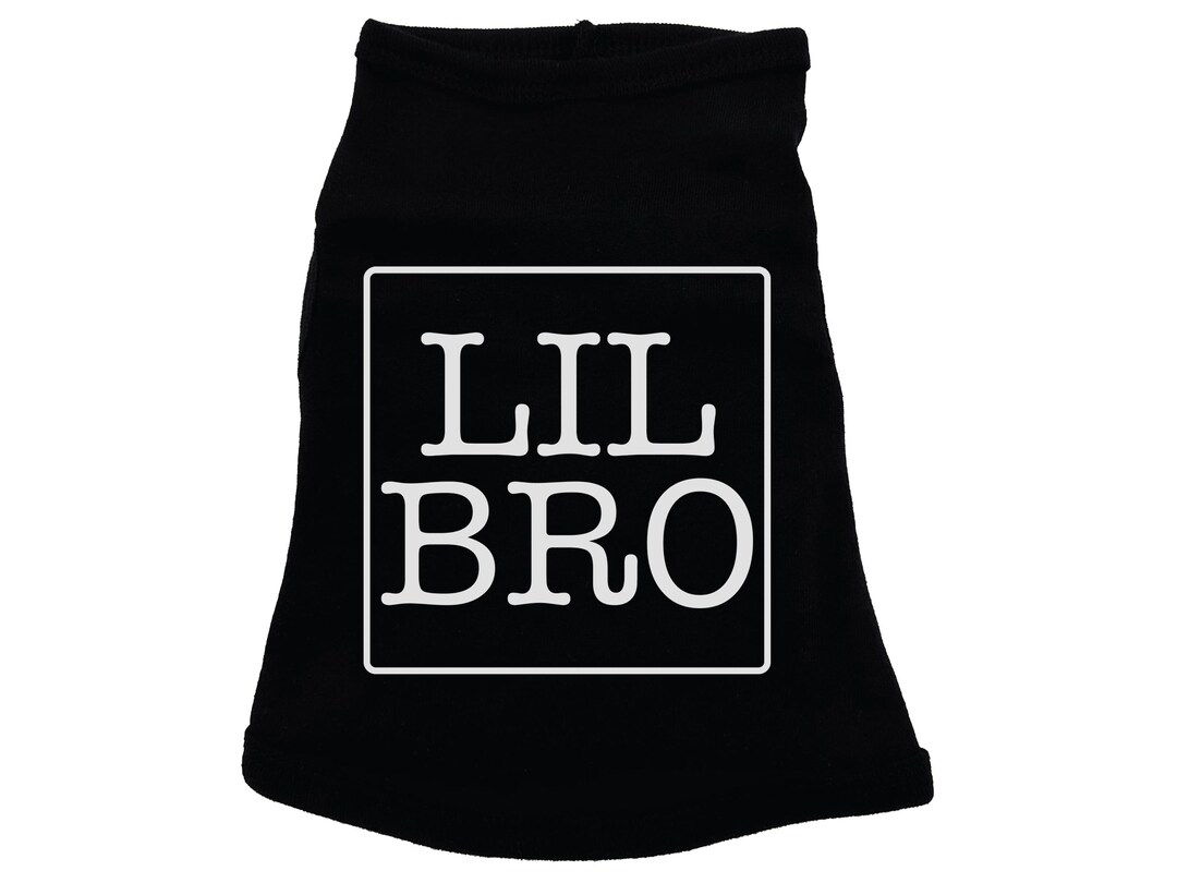 Little Bro Dog Shirt, Lil Bro, Little Brother Dog Shirt, Boy Dog Shirt ...