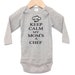 Chef Onesie Keep Calm My Mom's A Chef Cooking Bodysuit - Etsy