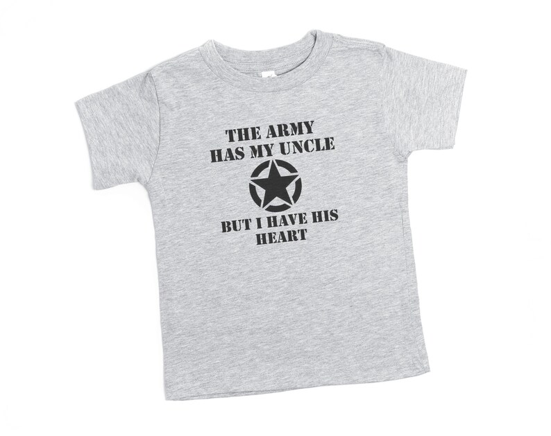 Toddler Uncle Shirt the Army Has My Uncle but I Have His | Etsy