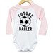 Soccer Onesie Future Baller Newborn Soccer Outfit Futbol | Etsy