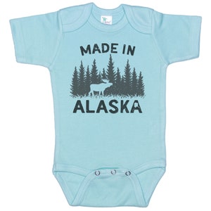 Made in Alaska, Alaska Onesie®, Baby Alaska Outfit, Alaska Baby, Baby ...