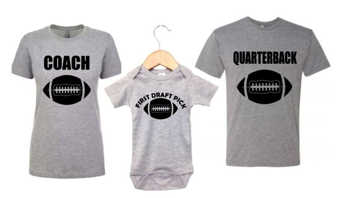 Family Matching Outfits, Football Family, Dad Mommy and Baby, Family ...