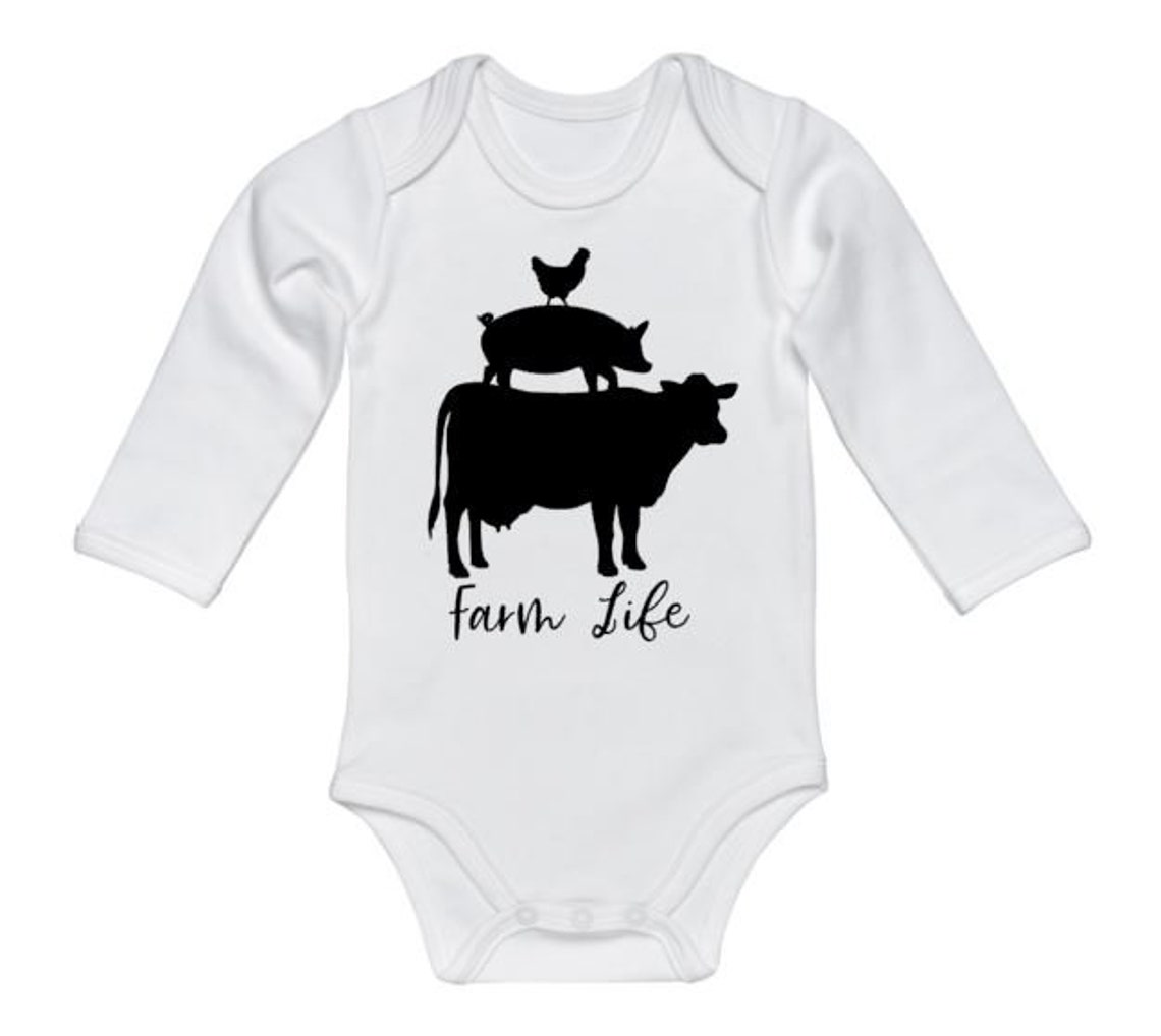 Baby Farmer Outfit Farm Life Infant Farm Onesie Farmer - Etsy