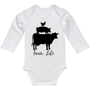 Baby Farmer Outfit Farm Life Infant Farm Onesie Farmer - Etsy