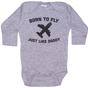 Airplane Onesie®, Born to Fly Like Daddy, Pilot Onesie®, Pilot Bodysuit ...