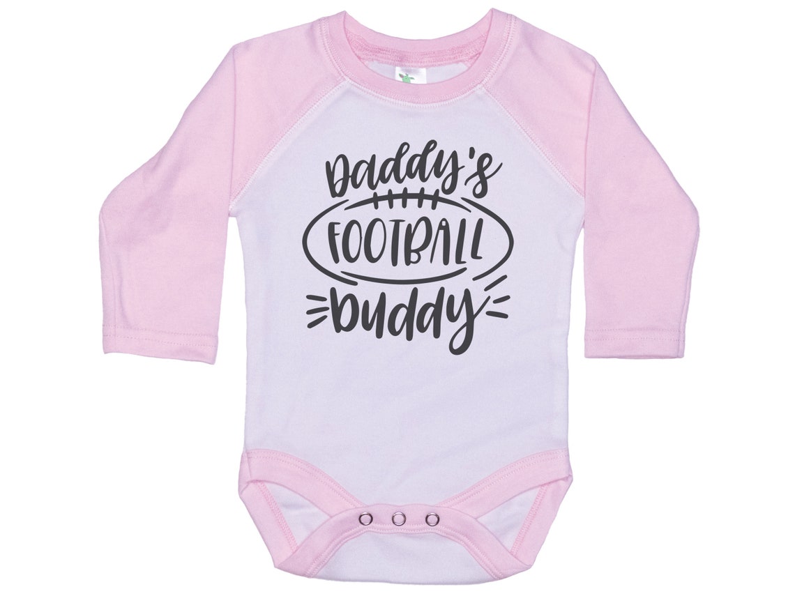 Football Onesie®, Daddy's Football Buddy, Baby Football Onesie®, Infant ...