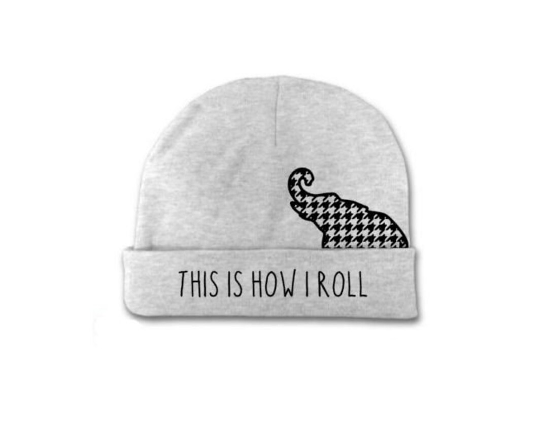 Baby Beanie, This is How I Roll, Alabama Baby Hat, Baby Shower, Baby ...