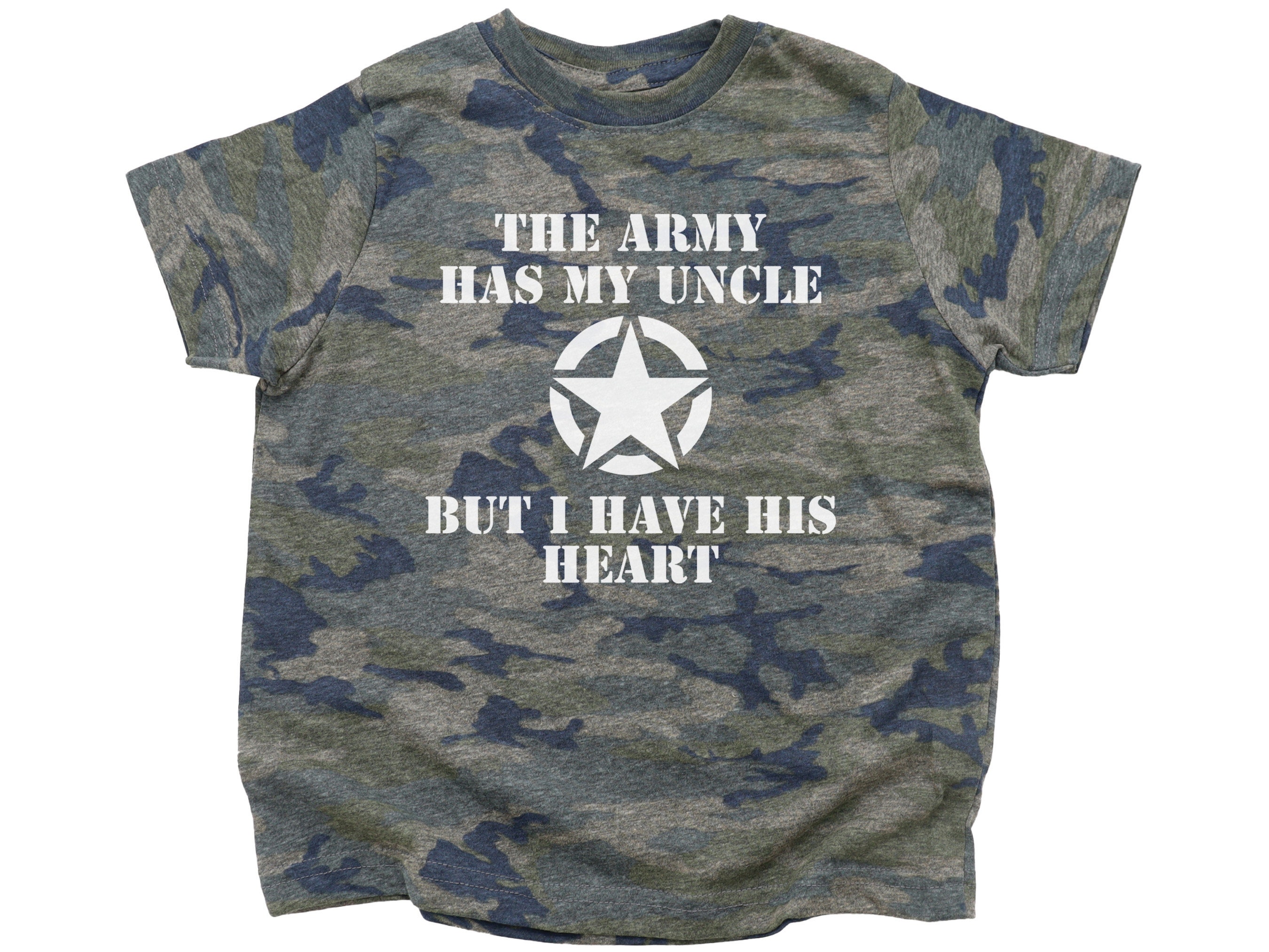 Toddler Uncle Shirt, the Army Has My Uncle but I Have His Heart, Army ...