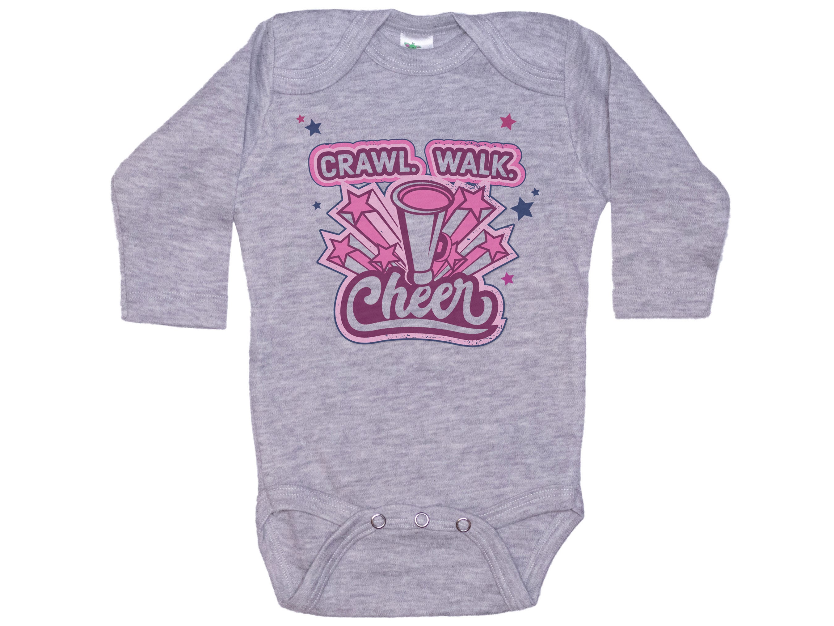 Cheerleading Baby Onesie® / Crawl Walk Cheer / Cheerleader Bodysuit ...