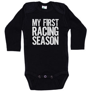 Racing Onesie®, My First Racing Season, Motocross Bodysuit, Baby Racing ...