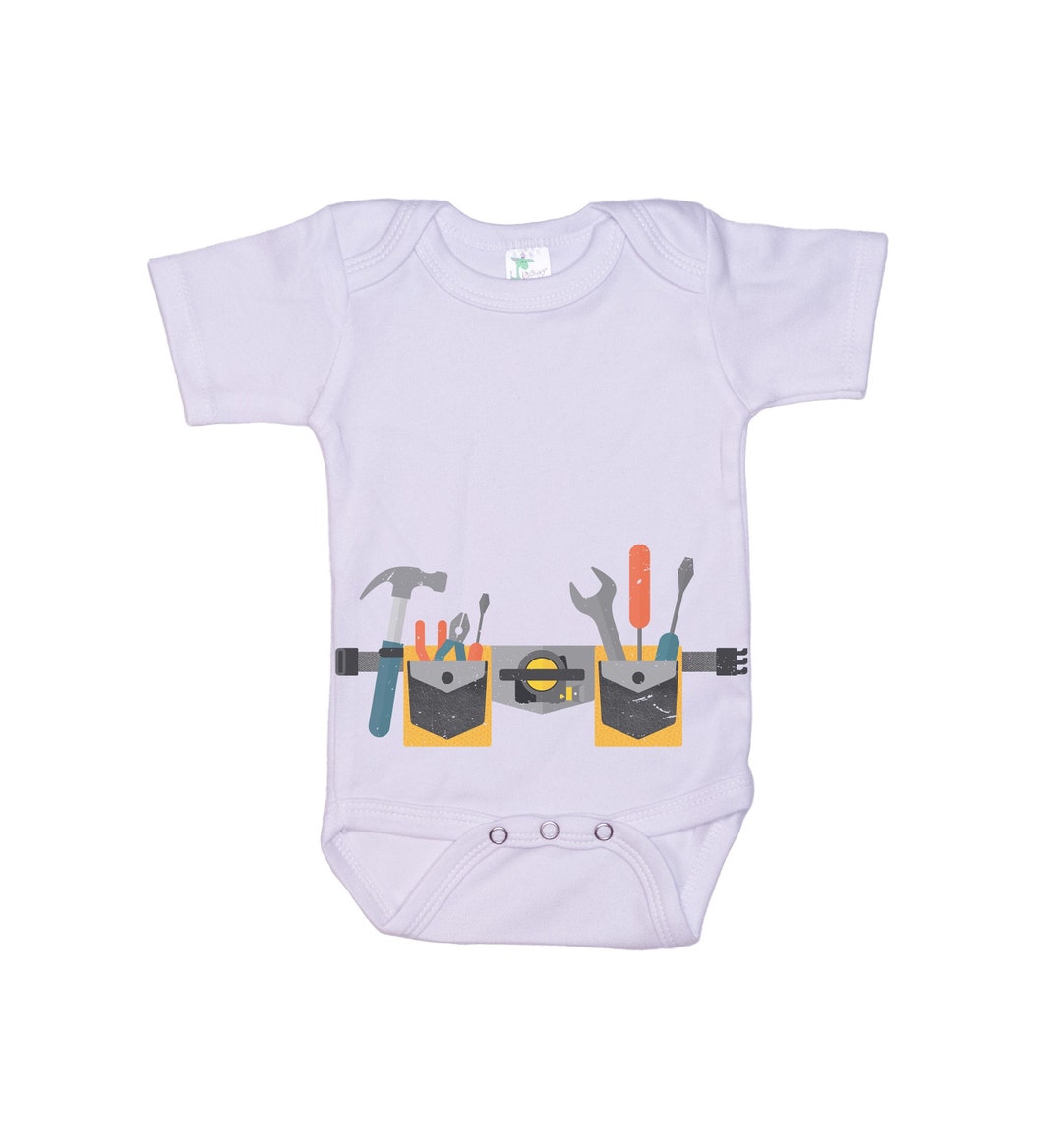 Tool Belt Onesie®, Tool Belt, Baby Carpenter, Baby Construction Worker ...