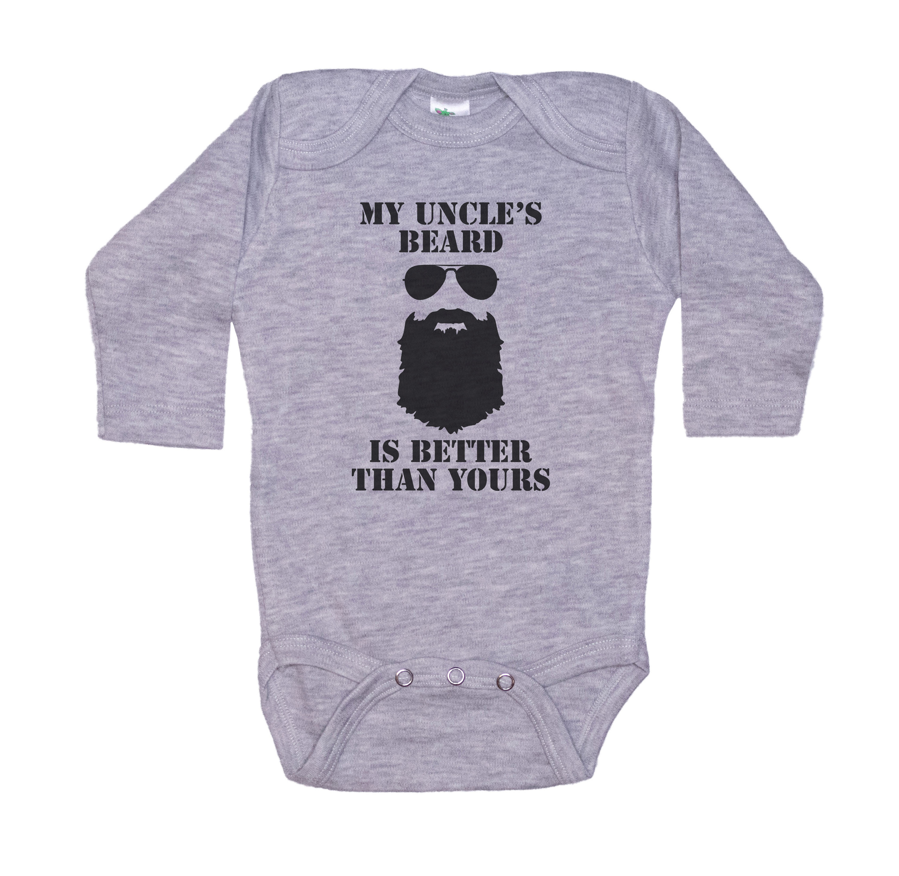 Uncle Baby Onesie®, My Uncle's Beard is Better Than Yours, Funny Uncle ...