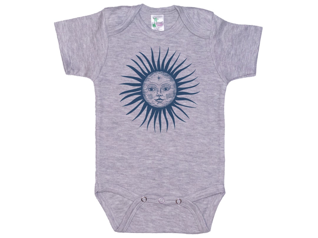 Moon Onesie®, Moon Face, Baby Moon Onesie®, Zodiac Bodysuit, Astrology ...
