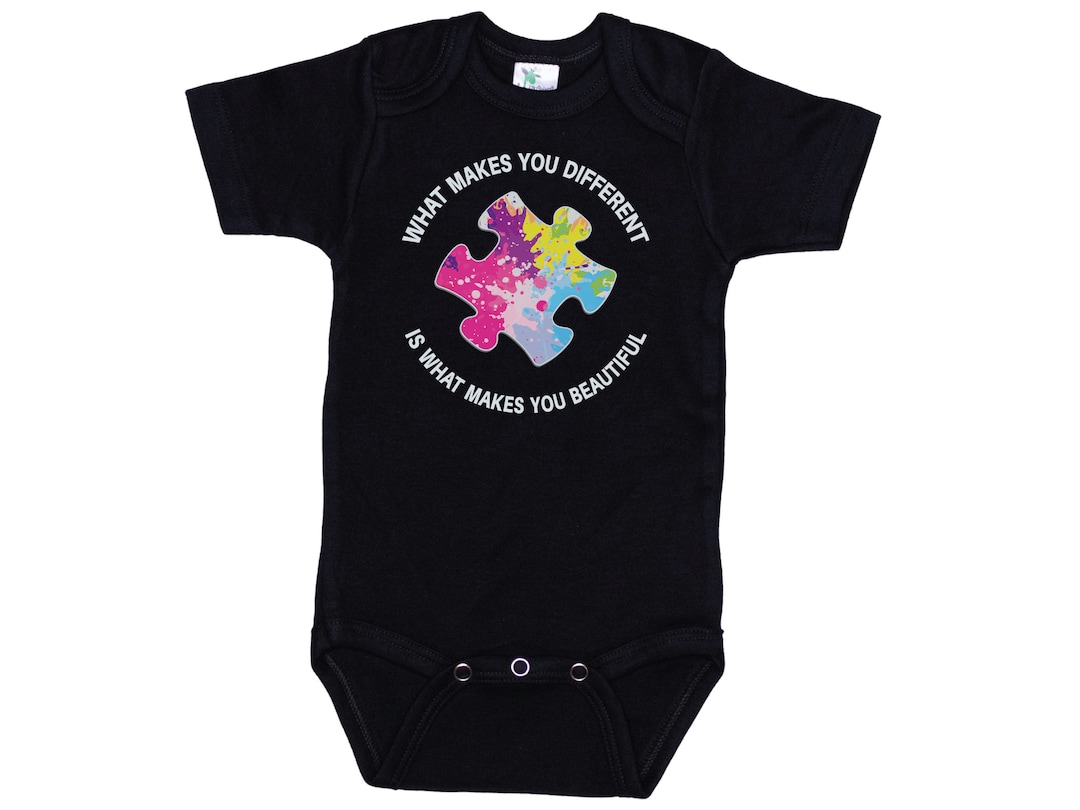 Autism Baby Onesie®, What Makes You Different, Newborn Autism Outfit ...