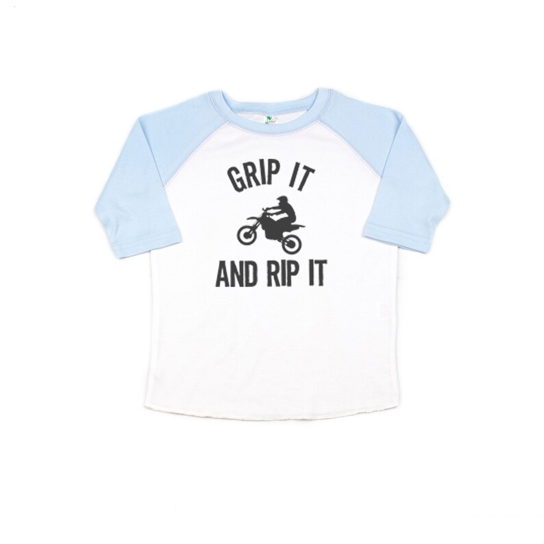 Kids Dirt Bike Shirt Grip It and Rip It Children's Dirt - Etsy