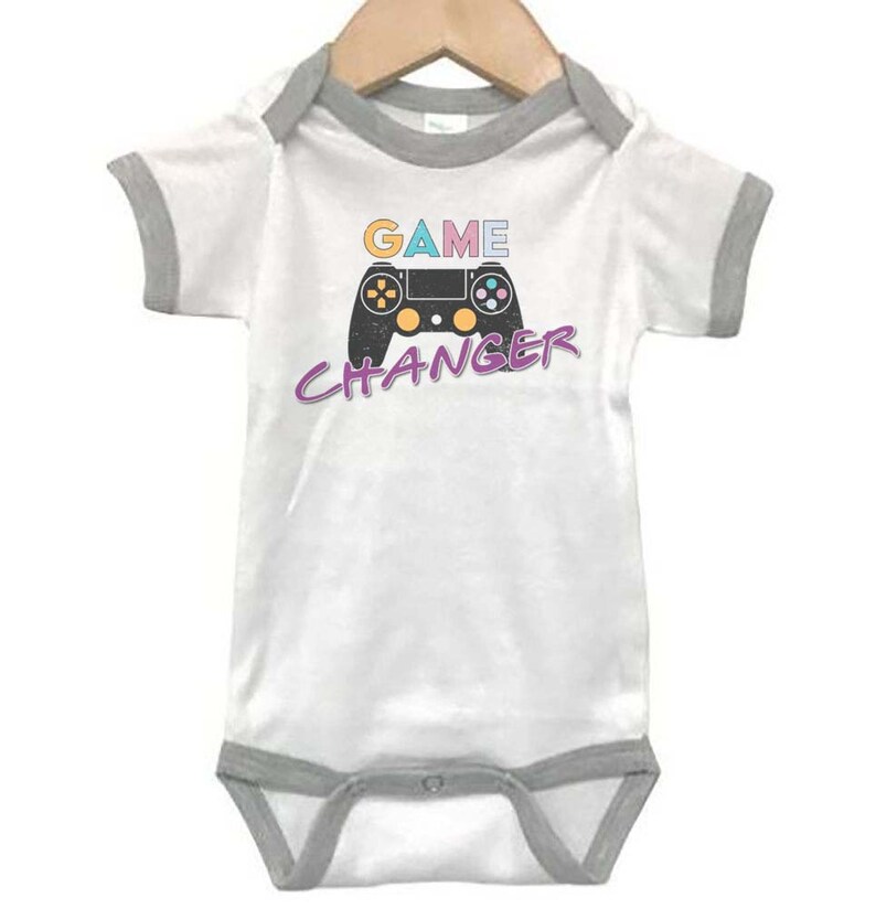 Gamer Onesie Game Changer Gaming Baby Announcement Video - Etsy