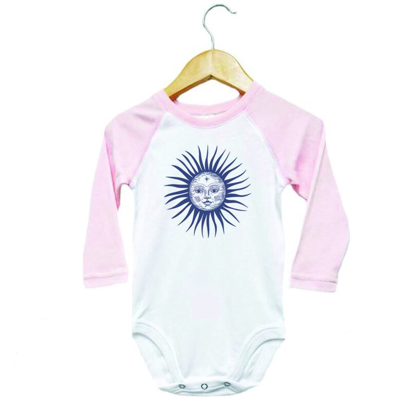 Moon Onesie Moon Face Baby Moon Onesie Zodiac Bodysuit | Etsy