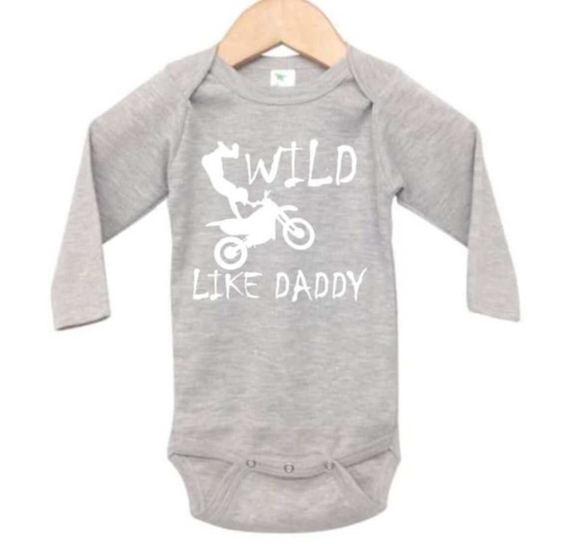 Motocross Onesie Wild Like Daddy Dirt Bike Onesie Dirt Bike - Etsy