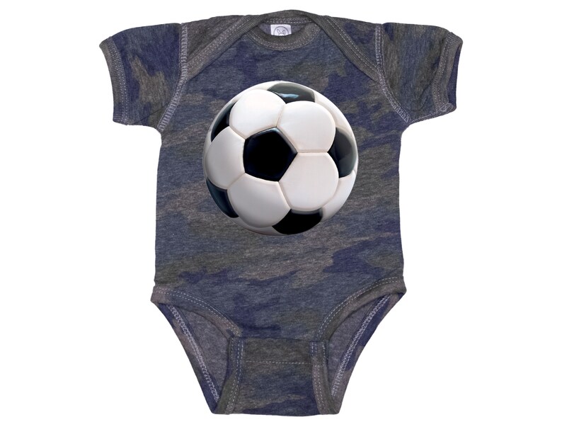 Camo Onesie®, Baby Soccer Onesie®, Soccer Ball, Soccer Onesie®, Futbol ...
