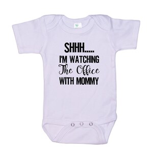 The Office Onesie®, Shh I'm Watching the Office With Mommy, the TV Show ...