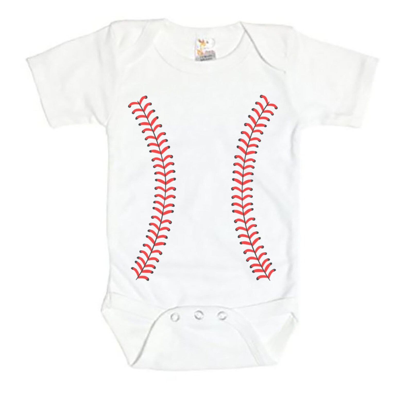 Baseball Onesie Baby Baseball Outfit Baseball Stitches - Etsy